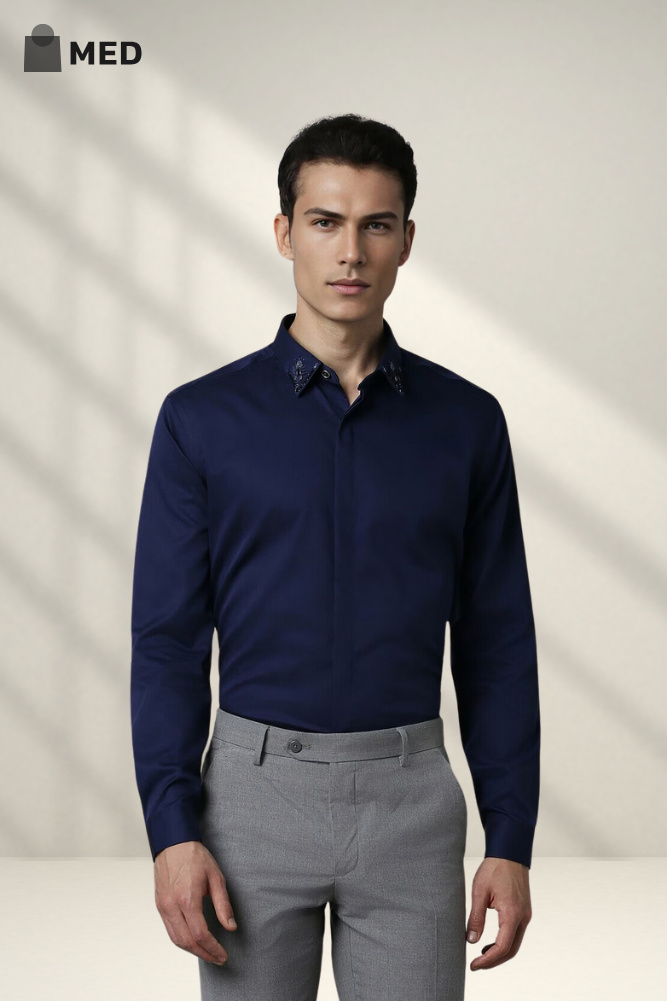 Blue Shirt Matching Pants for Men – Best Outfit Ideas