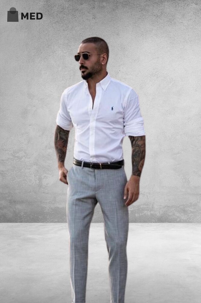 12 Trending Grey Pant Matching shirt Combination Ideas For Men